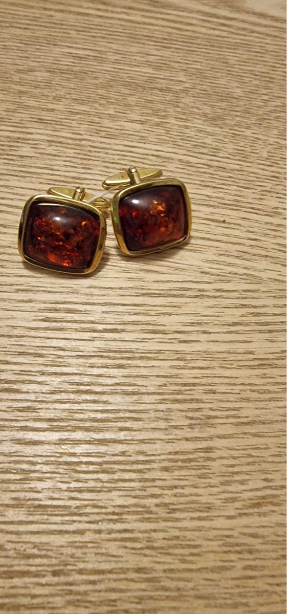 Vintage Manschettenknöpfe mit Bernstein (Gebraucht) in St. Gallen für ...