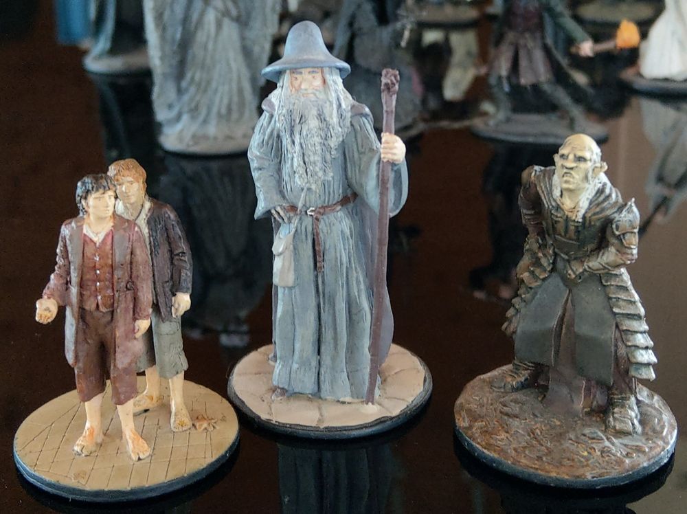 DHDR DeAgostini Sammelfiguren Frodo&Sam, Gandalf, Ork (Gebraucht) in ...