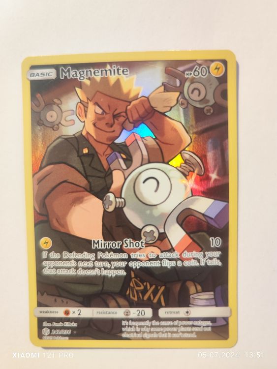 Pokémon "Magnemite" Holo Card English 2019, rare | Kaufen auf Ricardo