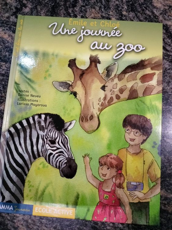 Une journée au zoo Émile et Chloé Par Denise Neveu (Gebraucht) in ...