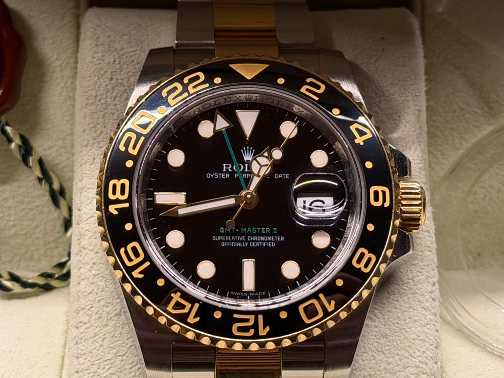 Rolex GMT-Master II 116713 Bicolor Stahl Gold 40mm (Gebraucht) in Aarau ...