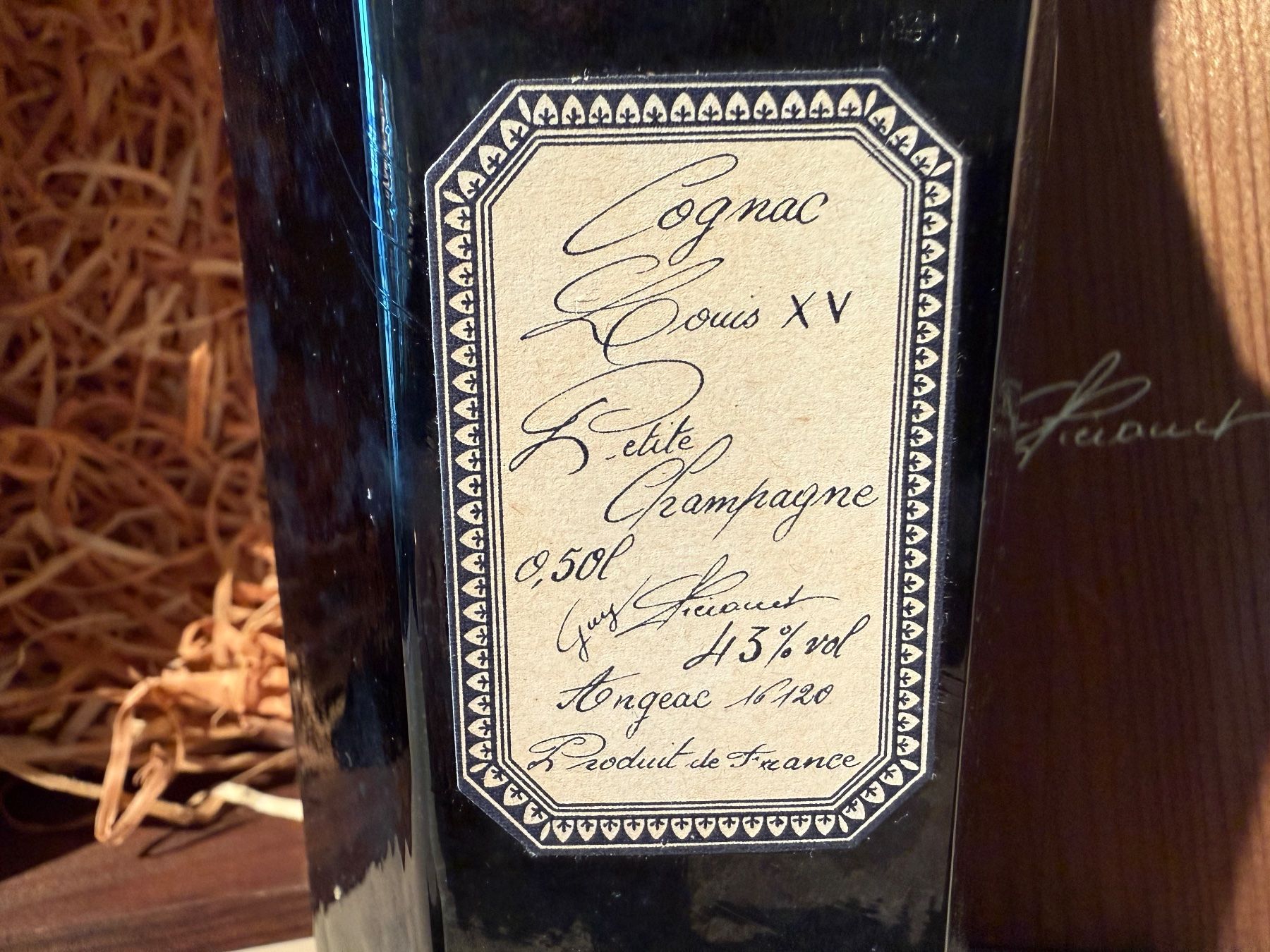 Cognac Louis XV Petite Champagne 50cl. in OHK - Rarität! (Neu und ...