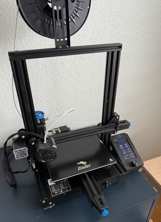 Creality Ender 3V2 3D printer (Gebraucht) in Bassersdorf für CHF 150 – nur Abholung auf Ricardo ...