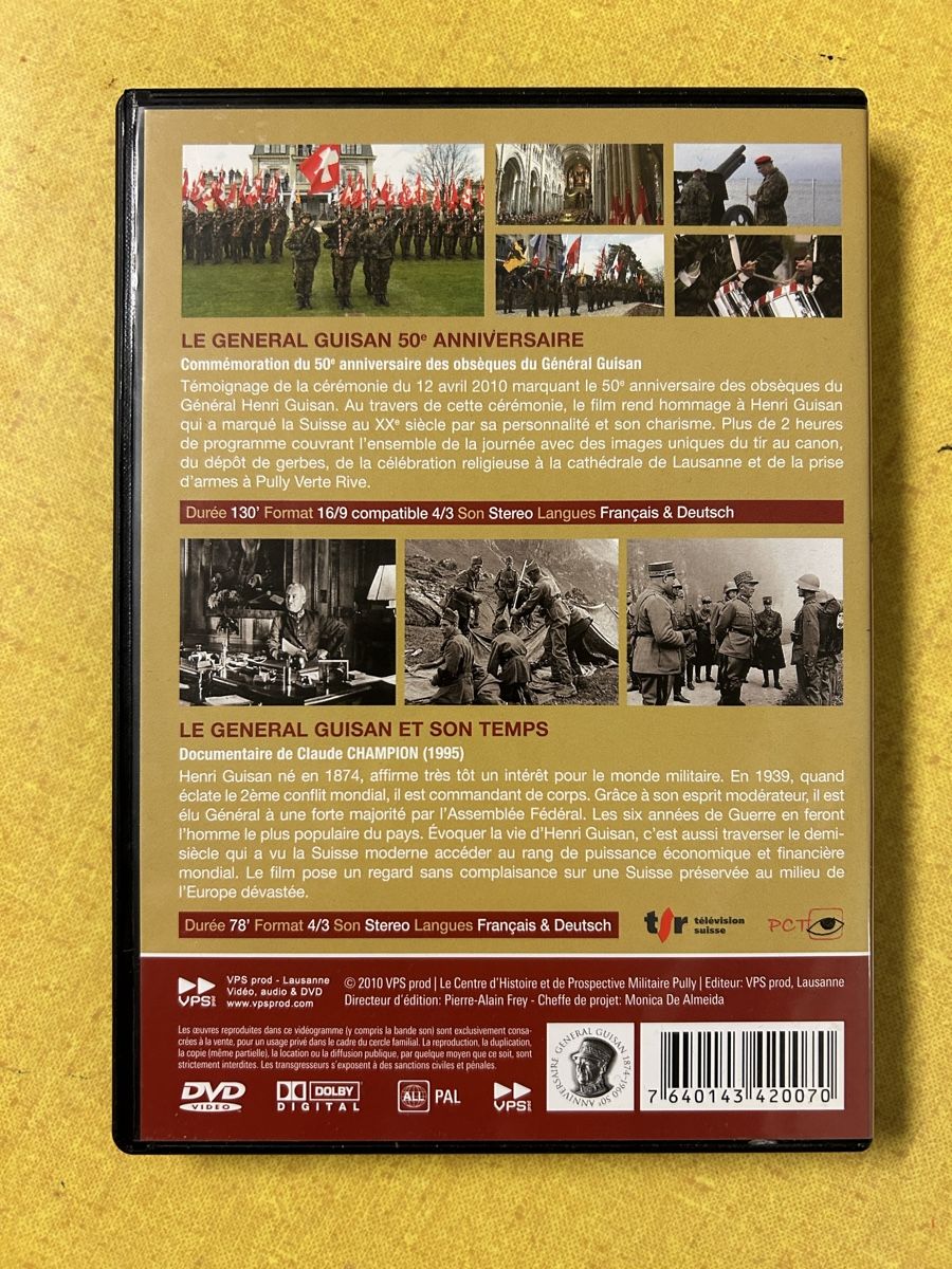 DVD "General Guisan" - Schweizer Geschichte zum Film! (Gebraucht) in ...