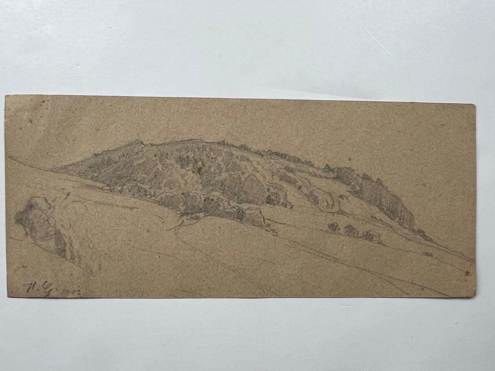 Antike Landschaft zeichnung Signiert. (Gebraucht) in Neuhausen am Rheinfall für CHF 5 – mit ...