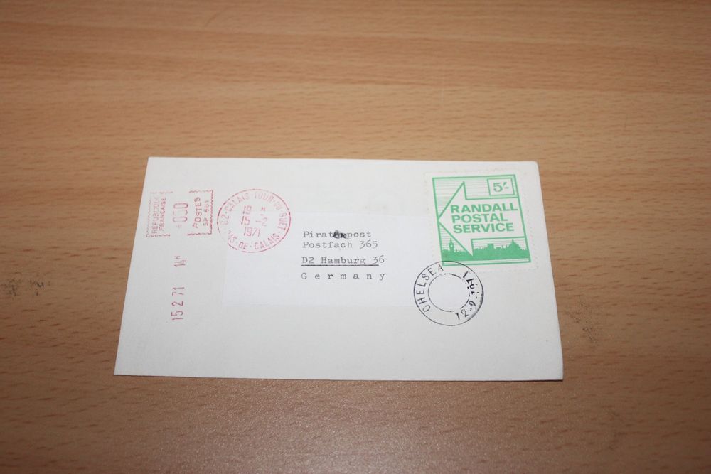 Grossbritannien - Randall Postal Service Gelaufener Brief (Gebraucht ...