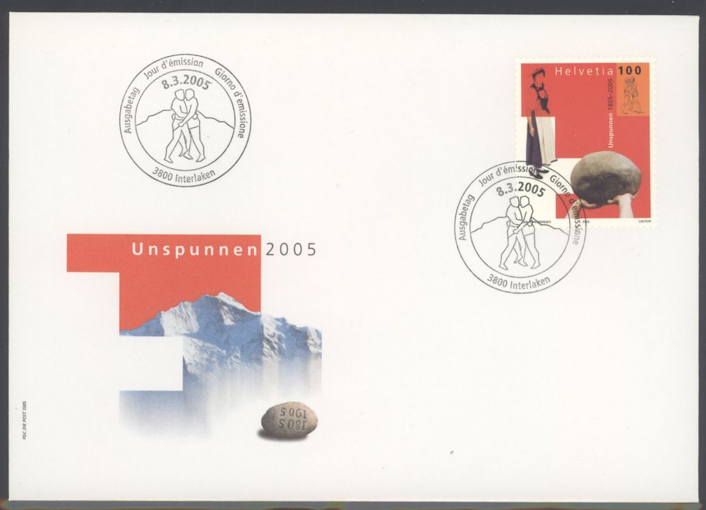 2005, FDC, Sondermarke Unspunnen | Kaufen auf Ricardo