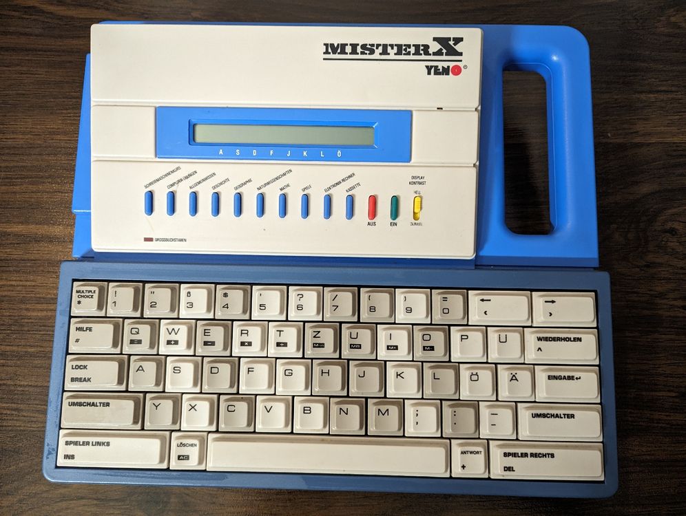 80er Jahre LERNCOMPUTER MISTER X VON YENO RARITÄT (Gebraucht) in Baden ...