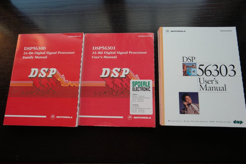 Motorola DSP56303 Evaluation Module EVM + DSP56300 Manual | Kaufen auf Ricardo