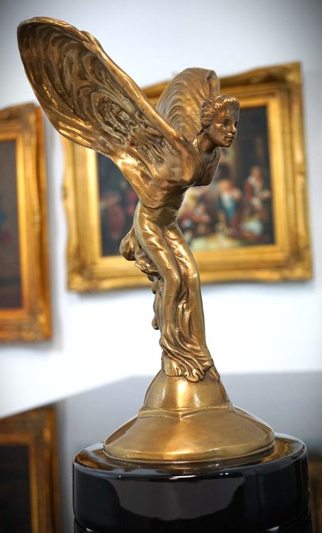 BRONZE EMILY SPIRIT OF ECSTASY ROLLS ROYCE SKULPTUR FIGUR (Gebraucht) in Vettweiß für CHF 303 ...