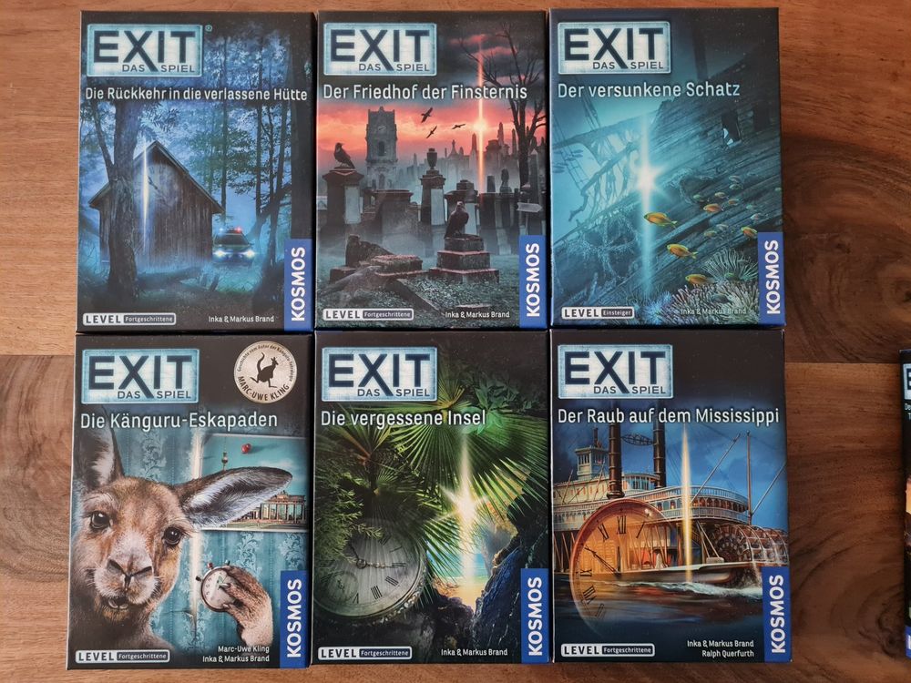 Exit - das Spiel, Paket mit 6 Spielen!!! (Neu (gemäss Beschreibung)) in ...