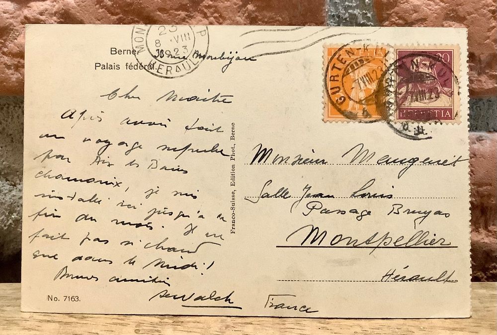 1923 Alte AK - BUNDESPALAST - Bundeshaus - Bern (Gebraucht) in Root für CHF 1 – mit Lieferung ...