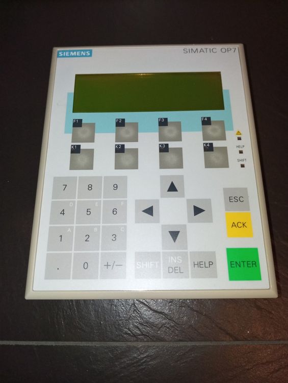 Siemens Operator Panel OP7/DP / 6AV3607-1JC20-0AX1 (Gebraucht) in ...