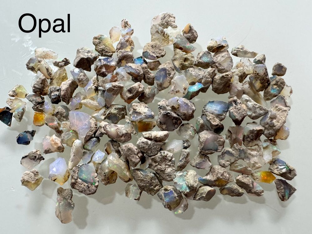 Opale aus Welo Mine Aethiopen - BEAUTY Splitter roh Opal (Neu und ...