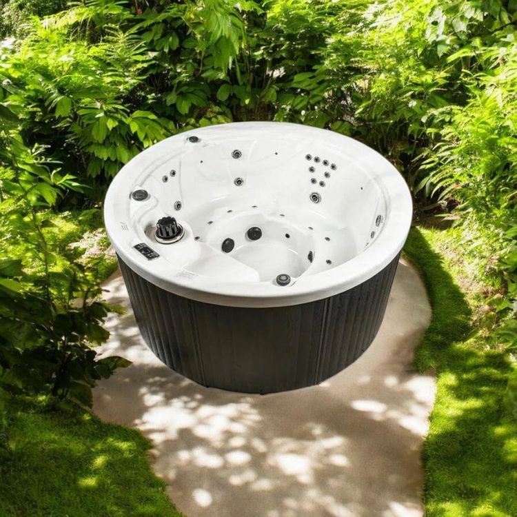 Whirlpool Jacuzzi Vaduz Outdoor für 4 Personen 208x208 cm (Neu und ...