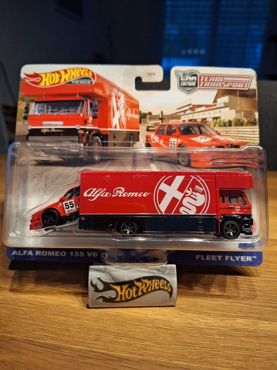 HW Premium Team Transport #53 Alfa Romeo 155 V6 Ti Fleet Fly | Kaufen ...