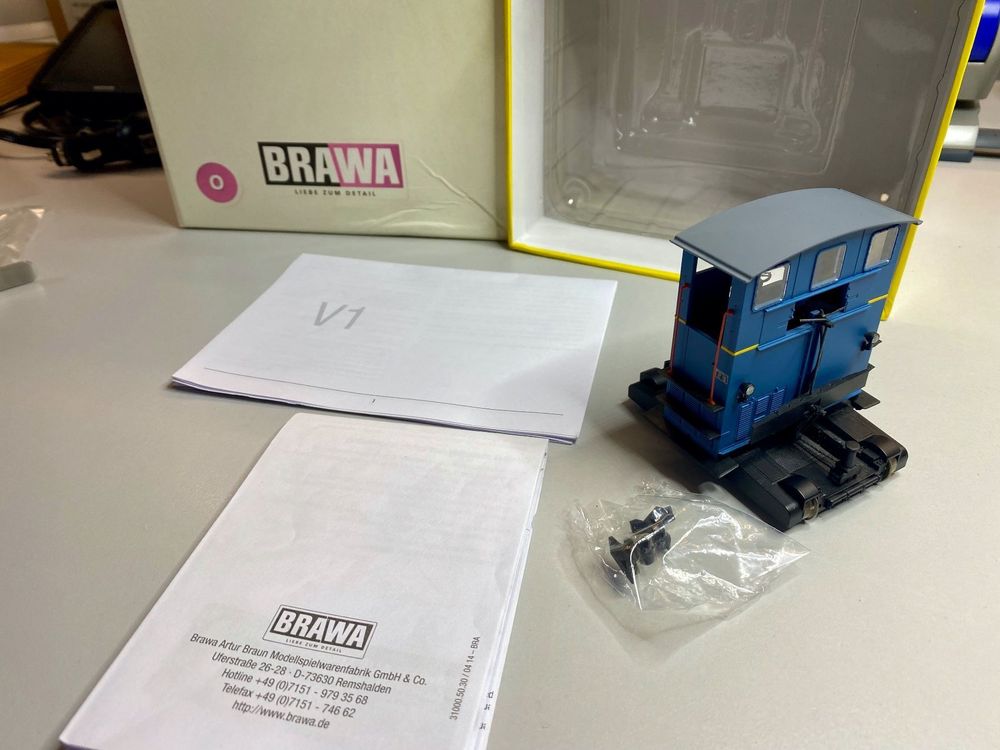 Spur 0 Brawa Rangiertraktor Breuer 31001 (Neuf (Voir description)) à ...