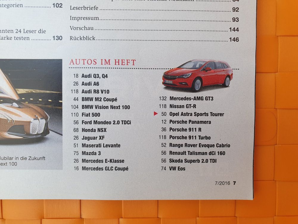 AUTO MOTOR UND SPORT 7/2016 - Nissan GT-R, R8, NSX, M2, XF (Neu (gemäss ...