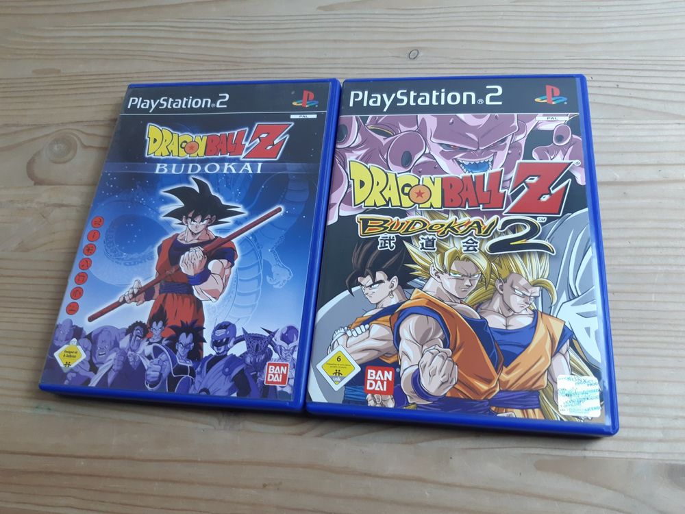Dragonball Z Budokai 1 + 2 - DBZ - 2 Spiele für PS2 im Set (Gebraucht ...