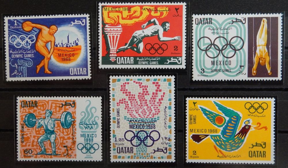 Qatar Katar Kat. 361-366 ** 1968 (Gebraucht) in Zürich für CHF 3 – mit ...