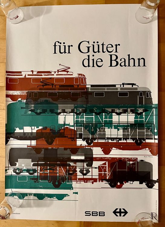 SBB Poster "für Güter die Bahn" (Werbeplakat) | Kaufen auf Ricardo