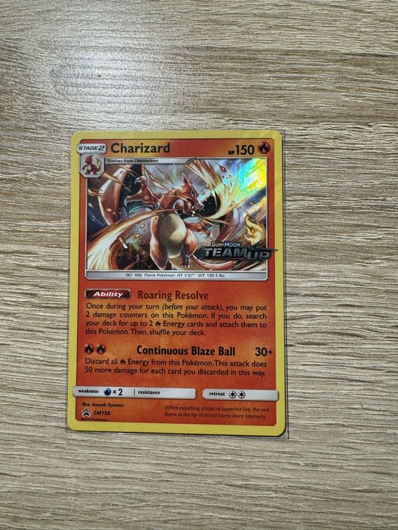 Pokémon Charizard Promo Sun&Moon Team Up | Kaufen auf Ricardo
