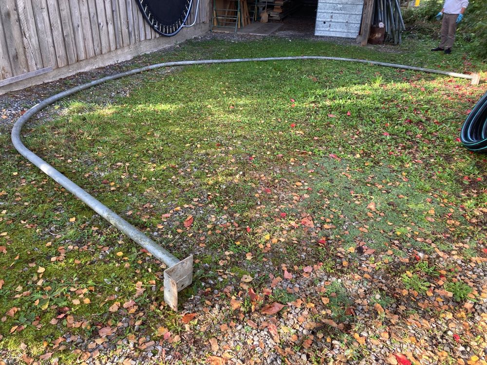 Unterstand Metallrohre 60mm 30 Stk Füsse Bogen 4.70m 1.70m | Kaufen auf ...