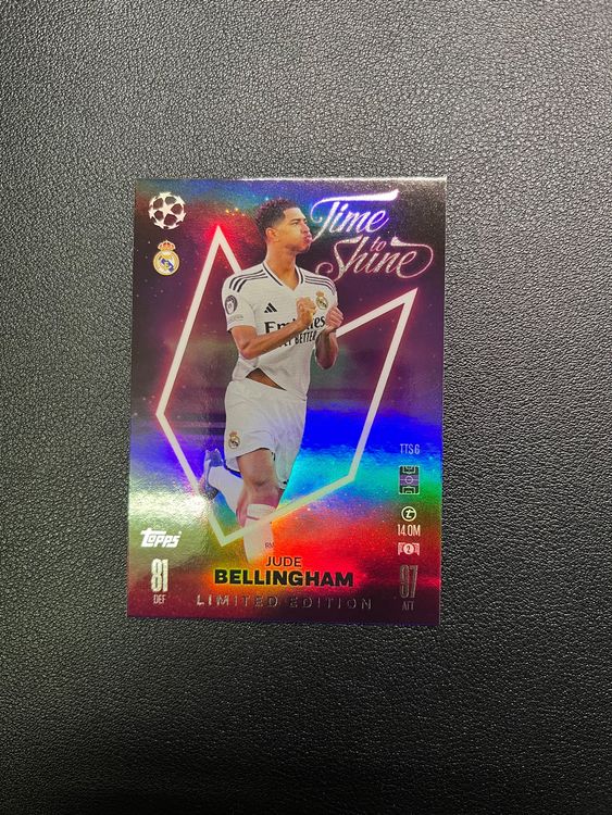 Topps Match Attax 2024/25 Limited Edition Jude Bellingham (Neu (gemäss ...