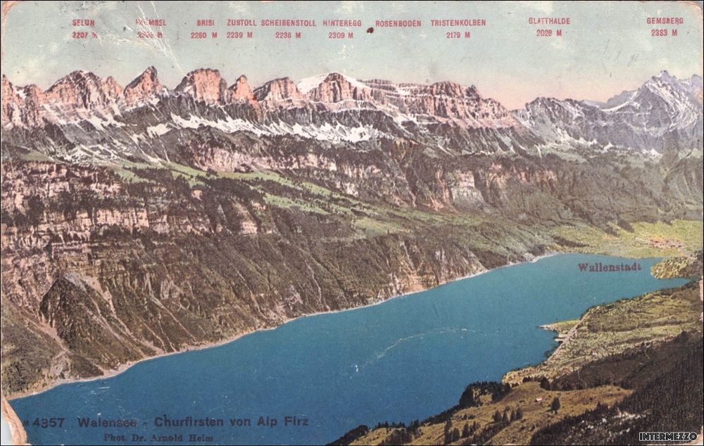 Walensee // Churfirsten ca. 1910 // Blick auf den Wallensee | Kaufen auf Ricardo