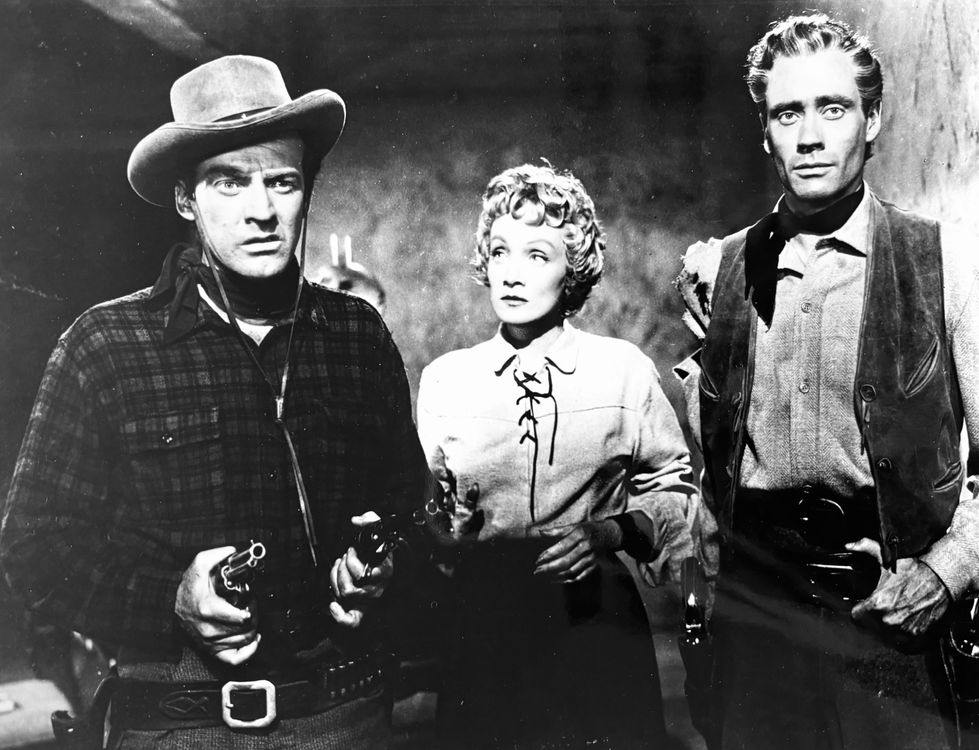 Film, Marlene Dietrich und Mel Ferrer in US Western (Gebraucht) in ...