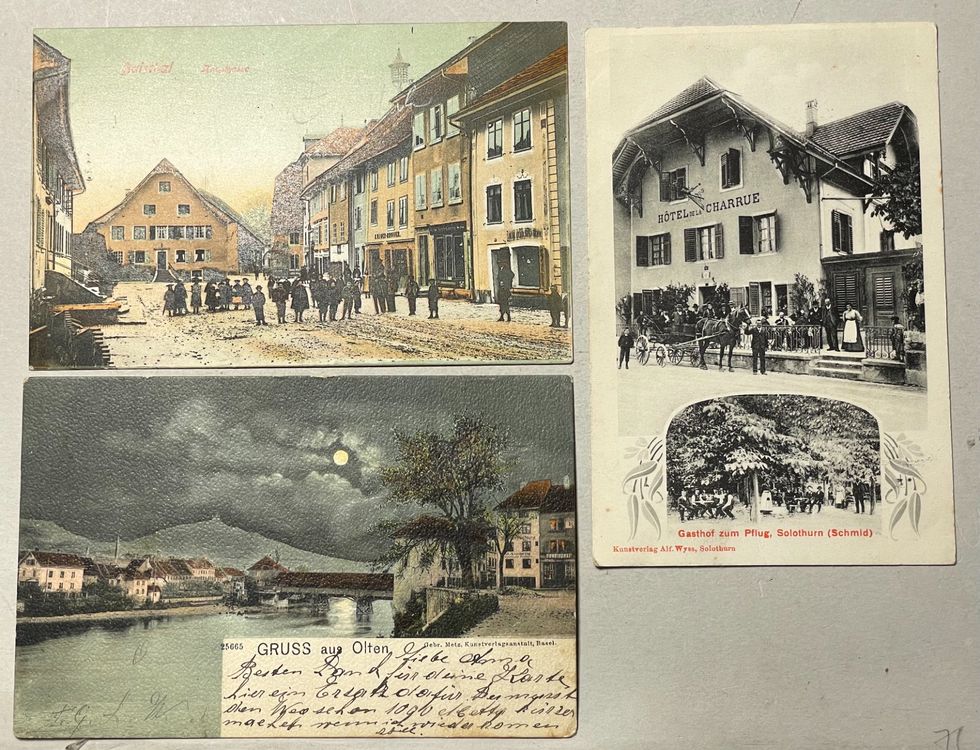 AK - Kt. Solothurn, Olten, Balsthal 1905/07/10 - gelaufen (Gebraucht) in Murgenthal für CHF 61 ...