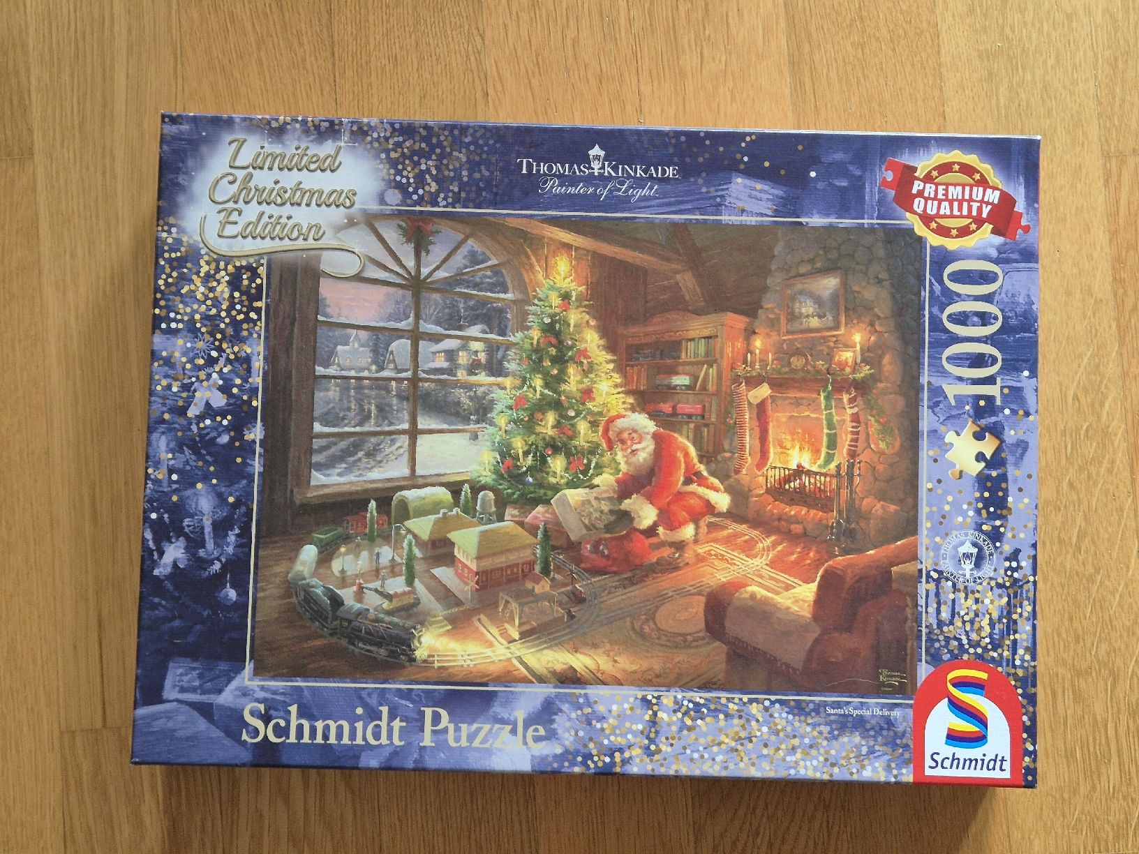 1000er Puzzle: Der Weihnachtsmann ist da! von Thomas Kinkade (Gebraucht ...