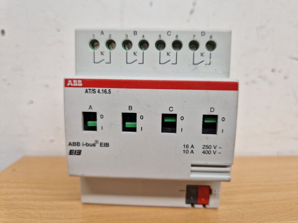 ABB KNX AT/S4.16.5 Schaltaktor, 4F, 16A, C-Last ab 1.- (Gebraucht) in Sitterdorf für CHF 31 ...
