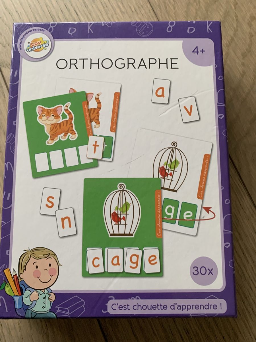Jeu éducatif Orthographe Toy Universe 4+ ans, complet (D'occasion) à ...