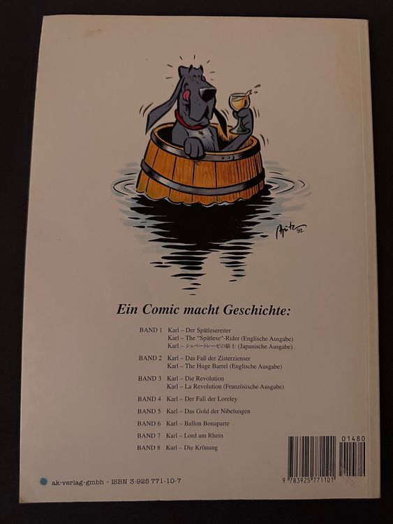 SELTENER COMIC KARL NR.4 - DER FALL LORELEY - APITZ - KUNKEL (Gebraucht ...