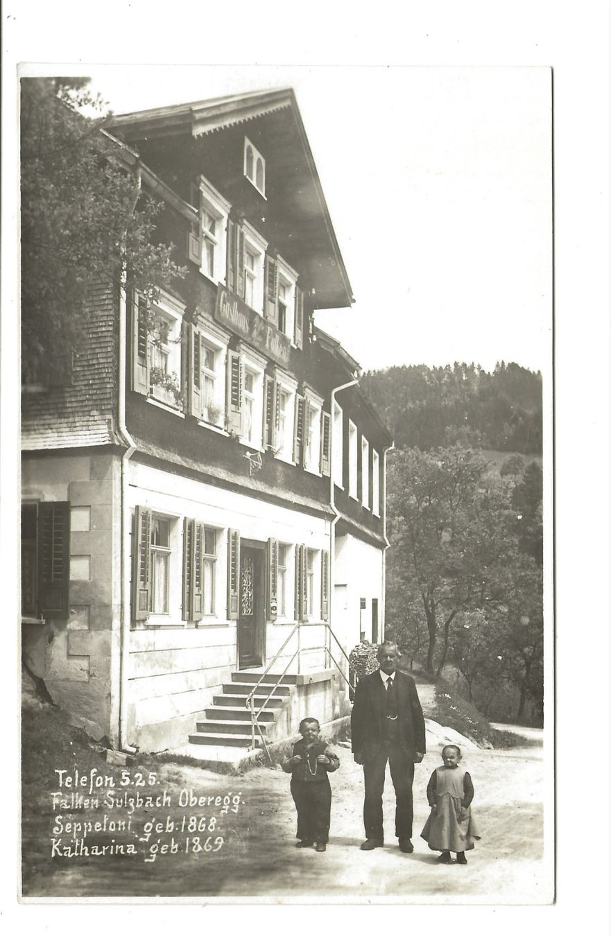 Oberegg - Sulzbach (AI) Rest. Falken - Seppetoni + Katharina (Gebraucht ...