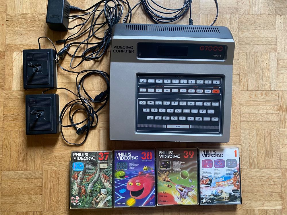 Vintage Philips Videopac G7000 Computer mit Spielen (Gebraucht) in ...