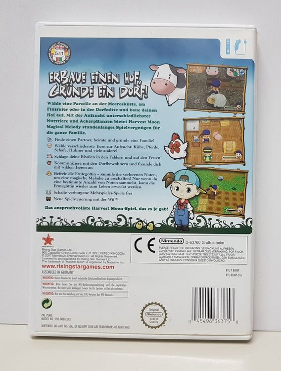 Wii Harvest Moon Erbaue einen Hof Gründe ein Dorf (Gebraucht) in ...