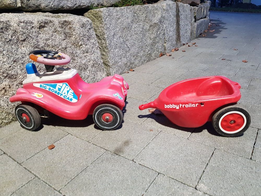 Fire Bobby Car mit Anhänger (Gebraucht) in Glashütten für CHF 10 – nur ...