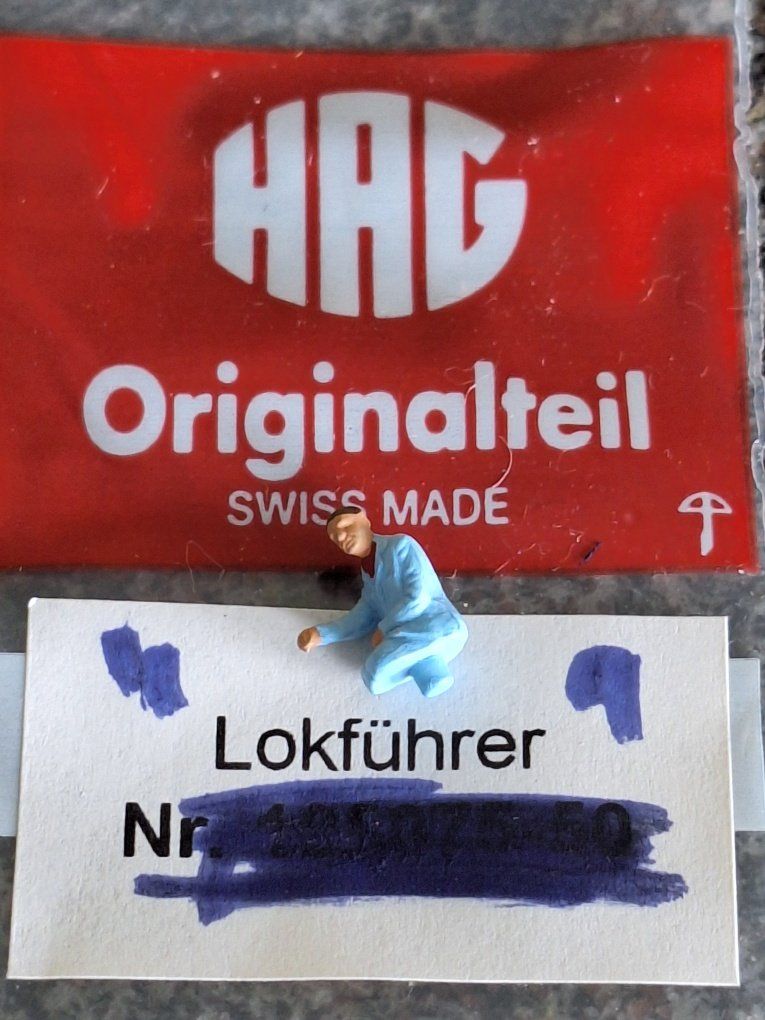 Hag HO. Mécanicien pour locomotive HO, selon photos (Neu und ...