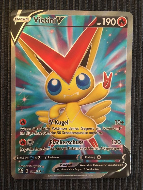 Pokemon Victini V Fullart Battle Styles Deutsch (Neu (gemäss ...