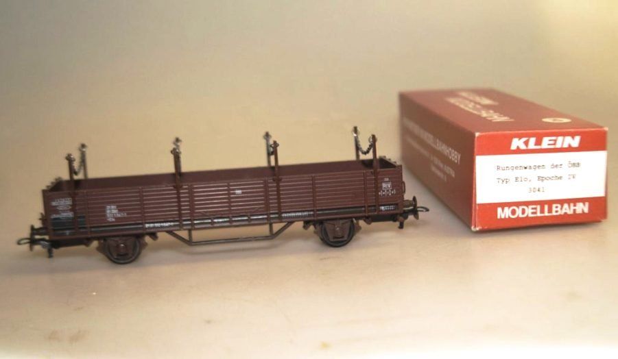 Klein Modellbahn H0 3041 Rungenwagen Elo, ÖBB, KKK, DC, rar! | Kaufen ...