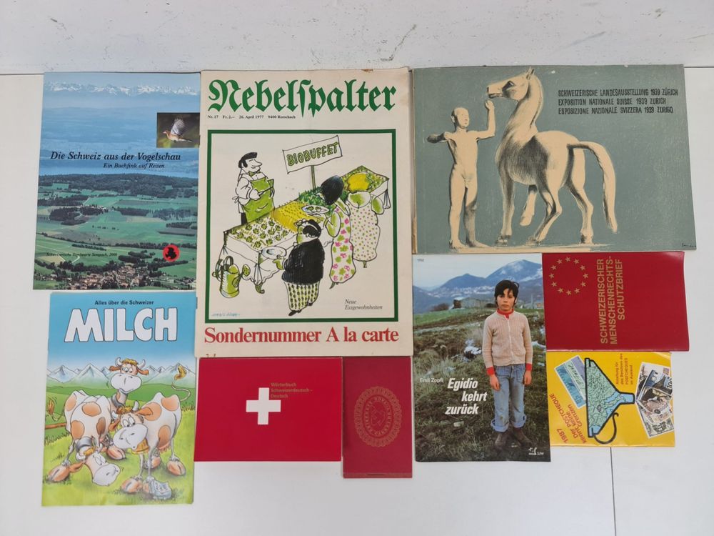 9 Hefte über die Schweiz - TOP Angebot!!! - ab 1.-!!! | Kaufen auf Ricardo