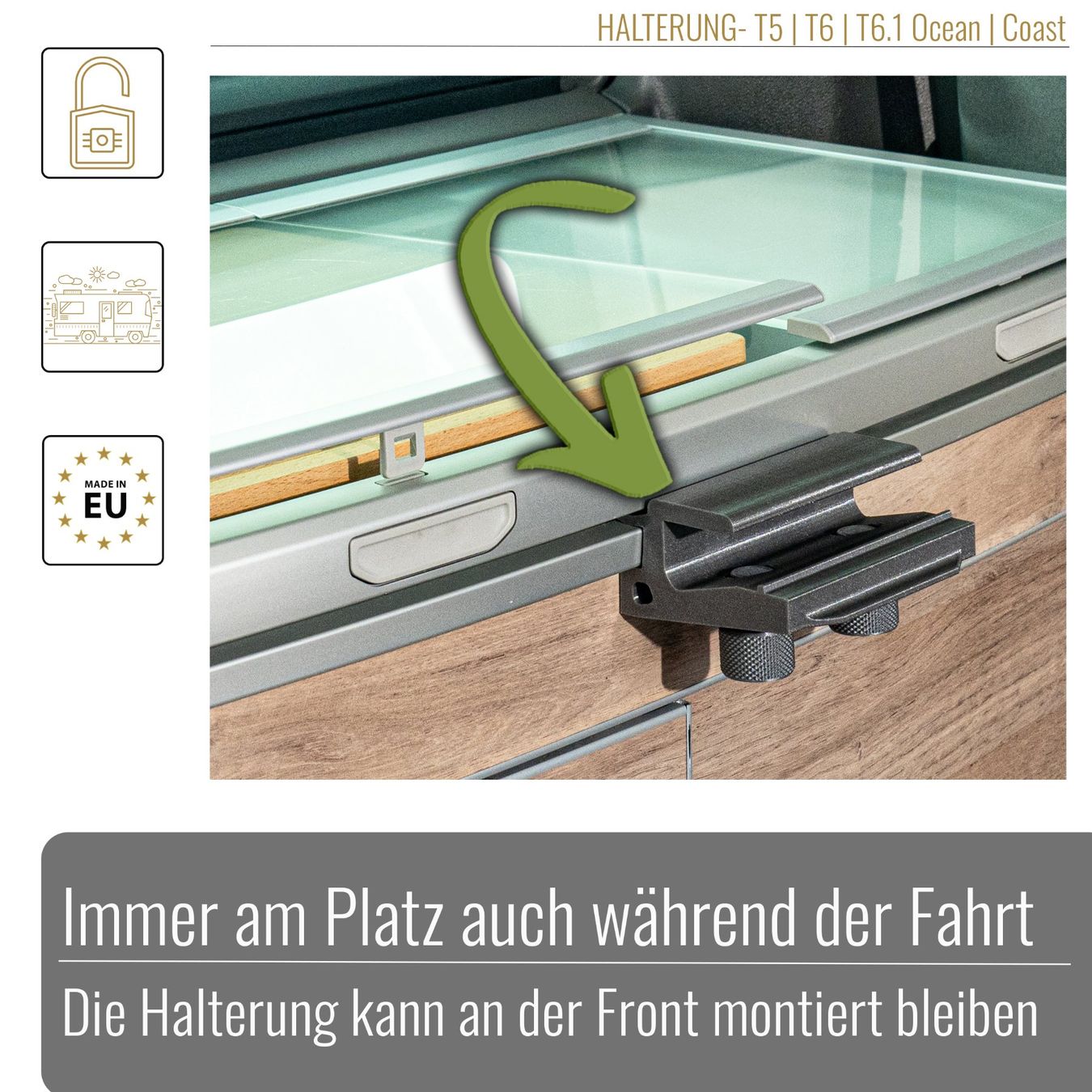 Schneidebrett T5/T6 T6.1 VW California Ocean & Coast Brettle (Neu und ...