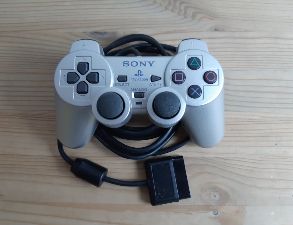 Original Sony PS2 Dualshock 2 Controller SILBER SATIN SILVER (Gebraucht ...