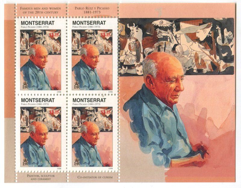Block "Malerei. Pablo Picasso". Montserrat (Neu und originalverpackt ...