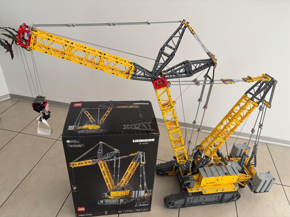 Spannende Lego Technic Raupenkran Fotos