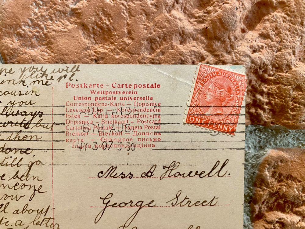 1907 - Antike Foto AK Kind - Mädchen in Rosa aus England (Gebraucht) in Root für CHF 1.5 – mit ...