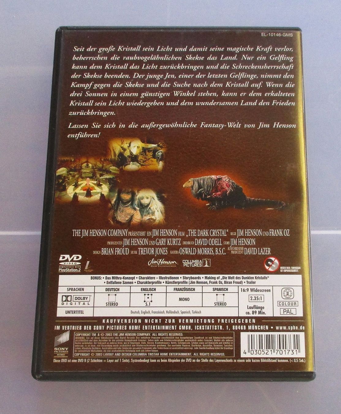 DER DUNKLE KRISTALL - Frank Oz (Gebraucht) in Lichtensteig für CHF 4 ...