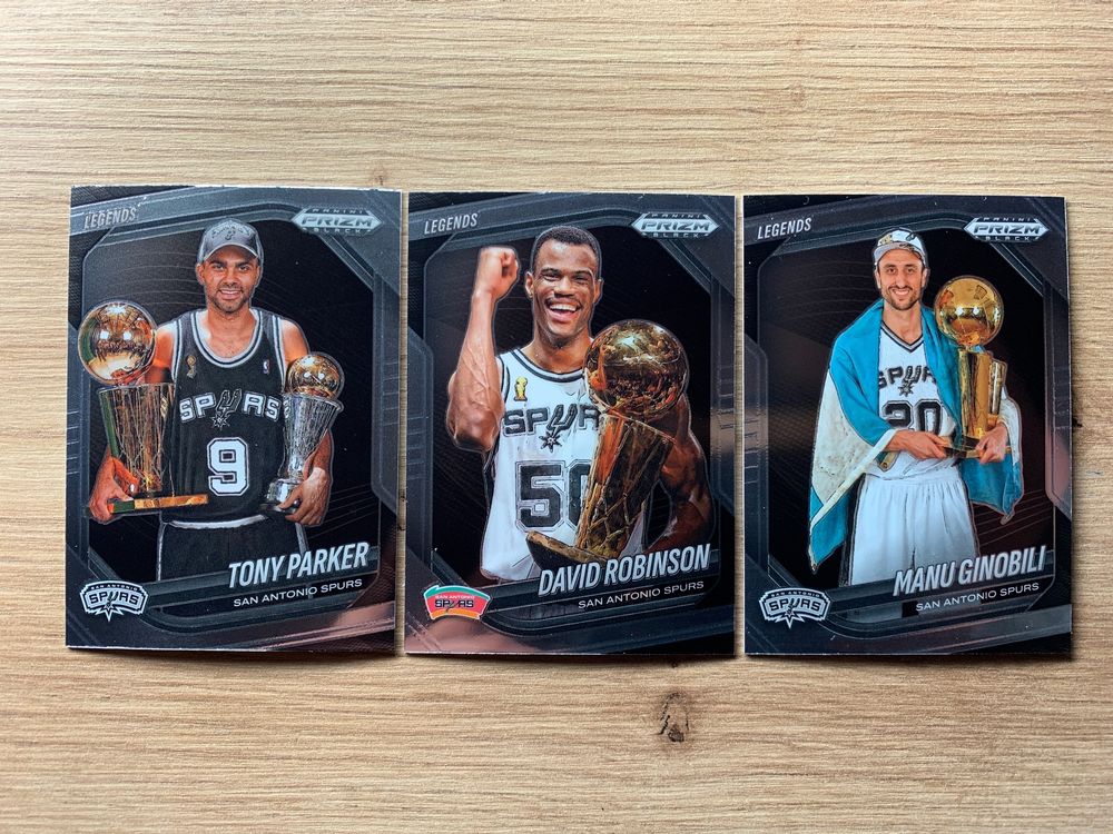 NBA Parker/Robinson/Ginobili San Antonio Spurs Black 24/25 (Gebraucht ...